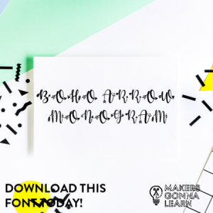 Diamond Monogram - Makers Gonna Learn