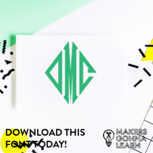 Bubble Monogram - Makers Gonna Learn