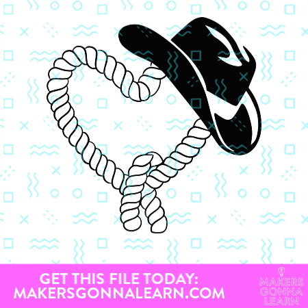 Cowboy Rope Heart - Makers Gonna Learn