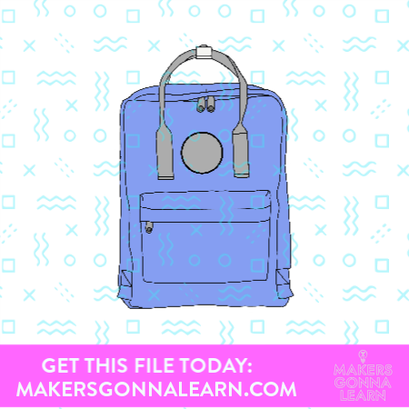 Backpack Sticker - Makers Gonna Learn
