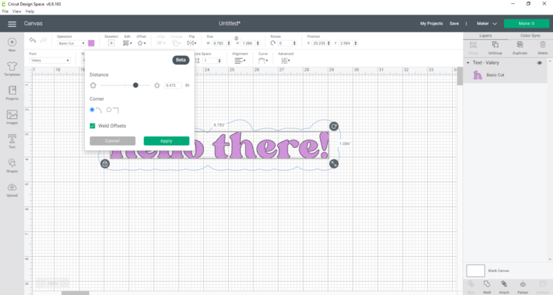 How to Use Cricut Offset - Makers Gonna Learn